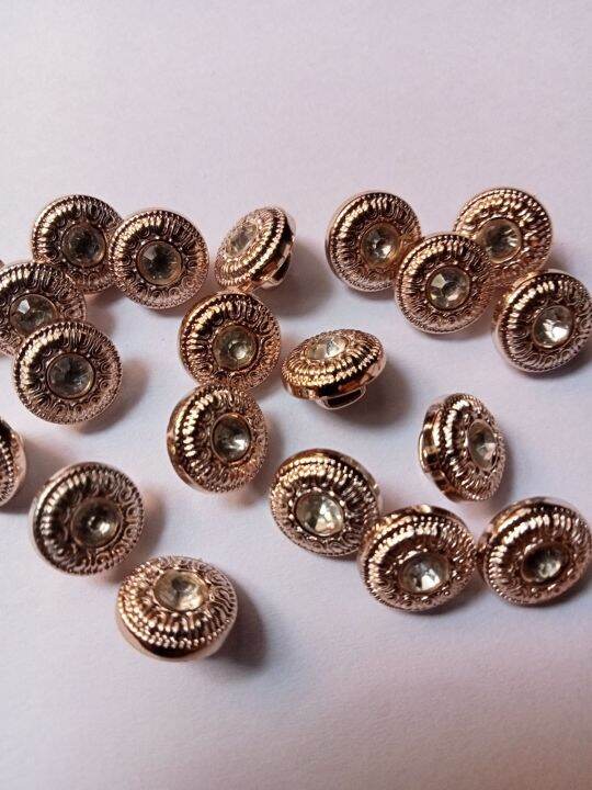 kancing baju jamur gold ukuran 11mm isi 12pcs | Lazada Indonesia