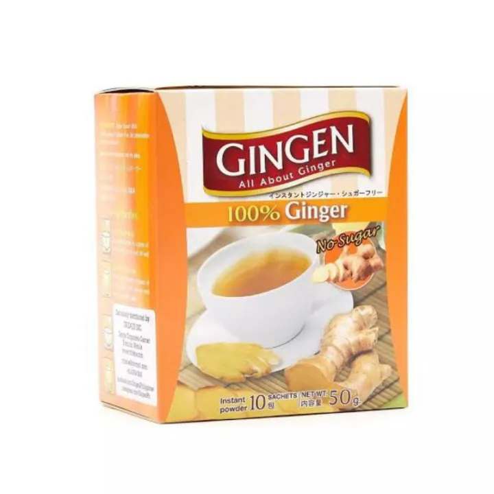 Gingen Ginger Tea No Sugar (10pcs x 50g) | Lazada PH