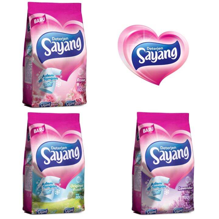 Sayang Powder Detergent Detergen Deterjen Bubuk 800GR | Original Fresh ...