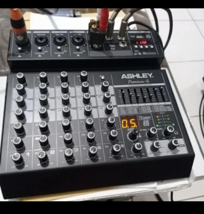 Mixer Audio 6 Channel Ashley Premium 6 ORIGINAL ASHLEY | Lazada Indonesia