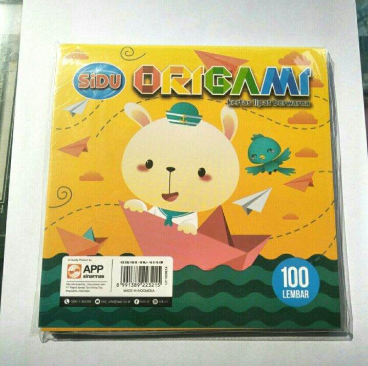 Kertas Lipat /Origami SIDU (100 lembar) | Lazada Indonesia