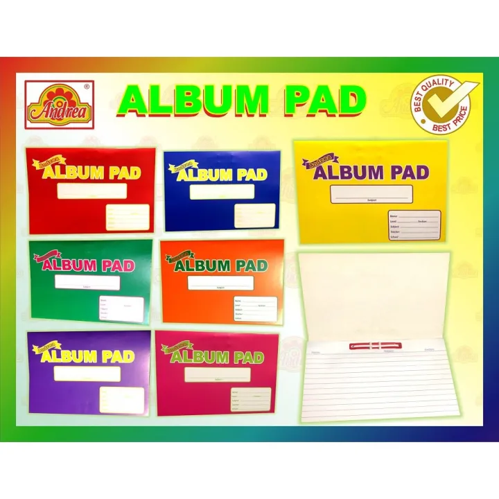 Album Pad Paper 70 leaves | ANDREA | Lazada PH