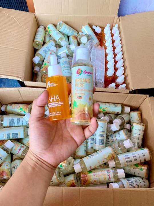 Ayesha Sunflower Oil and serum | Lazada PH