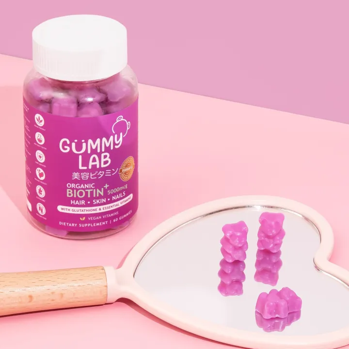 Gummy lab Biotin Plus (Hair,skin & Nails) with Glutathione | Lazada PH