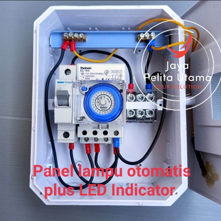 Panel otomatis lampu taman 1p 10a Timer plus LED Indicator | Lazada Indonesia