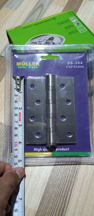 Engsel pintu rumah 4 inch MULLER Stainless tebal 1 set | Lazada Indonesia