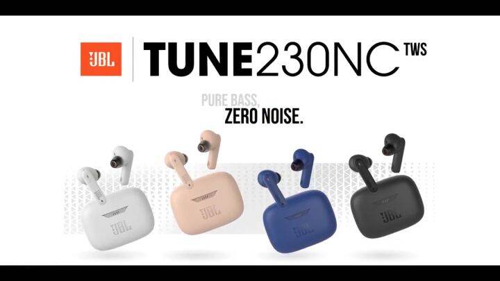 JBL Tune 230NC TWS True wireless noise cancelling earbuds Bluetooth Smart Sport Earbuds ...