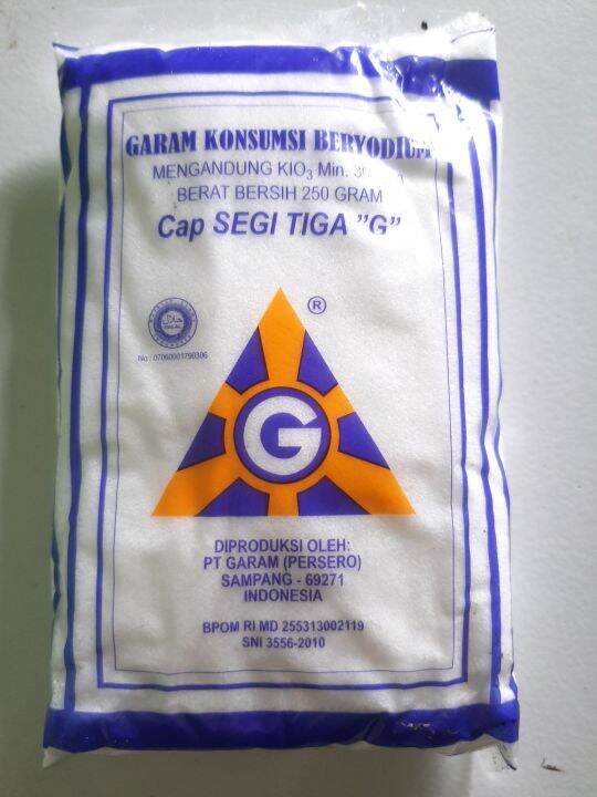 Garam cap SEGI TIGA "G" | Lazada Indonesia
