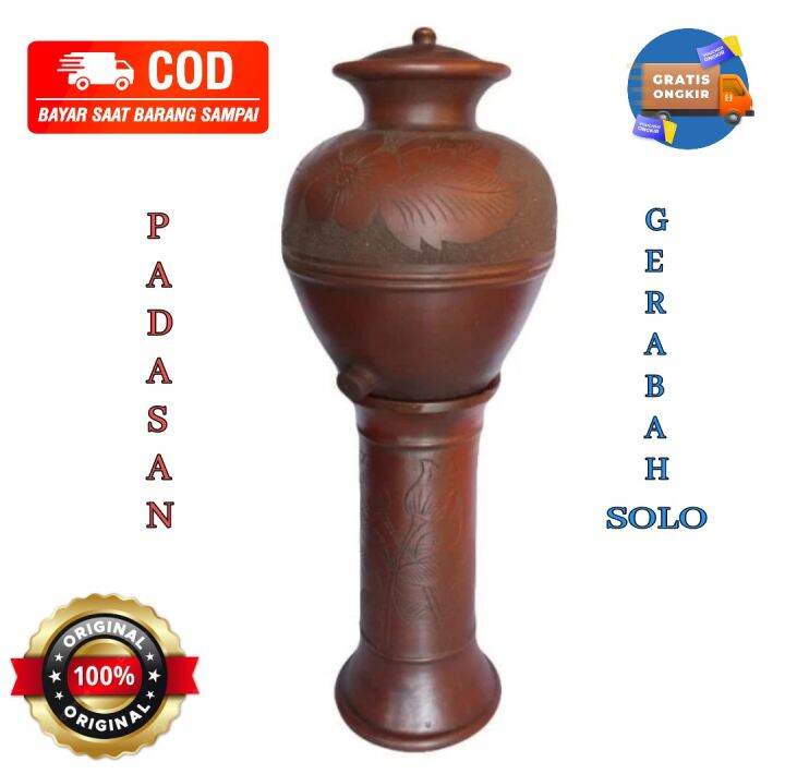 PADASAN GENTONG WUDHU GENTONG CUCI TANGAN TRADISIONAL | Lazada Indonesia