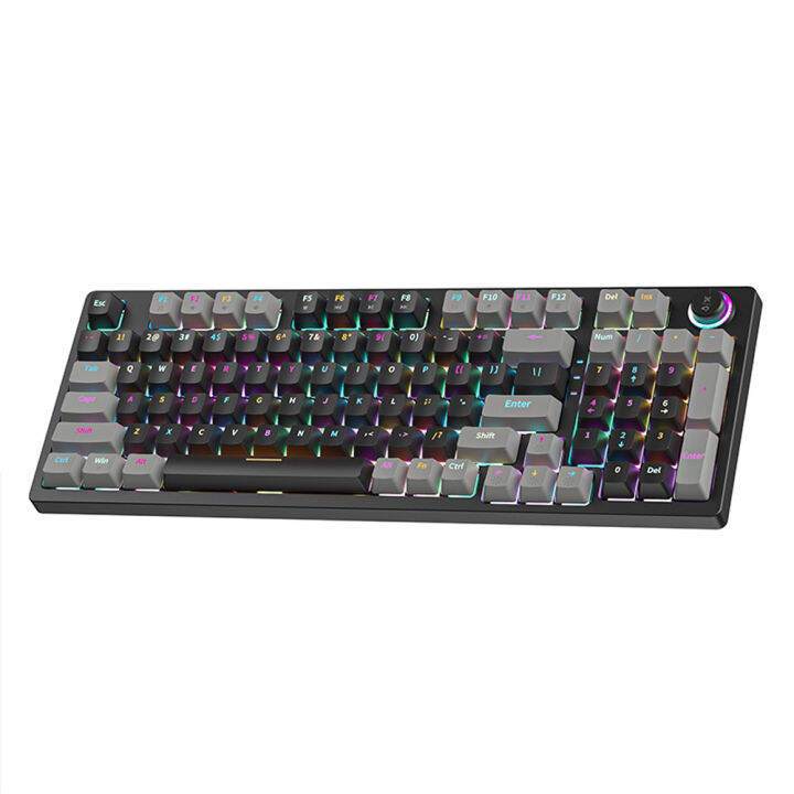 【DELIVER IN 3 DAYS】 ZIFRIEND ZA98 98 Keys Mechanical Keyboard Wired RGB ...