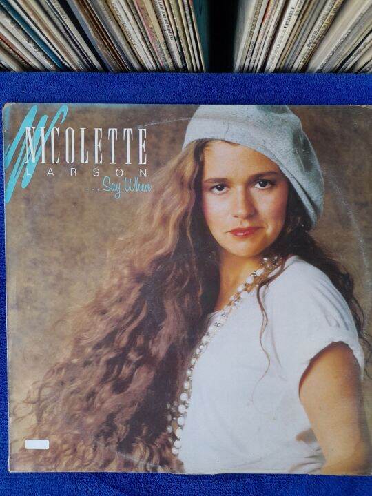 LP BOX 2 , NICOLETTE LARSON Say When แผ่นต้นฉบับเดิม แผ่นเสียง vinyl Lp ...