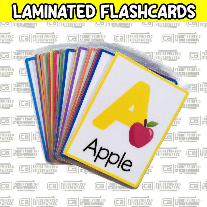 Alphabet Laminated Flashcards | Lazada PH