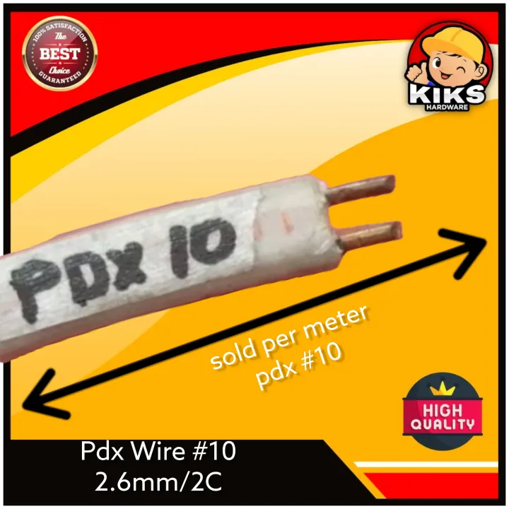 Pdx #10 Electrical Wire (2.6mm/C) per meter | Lazada PH