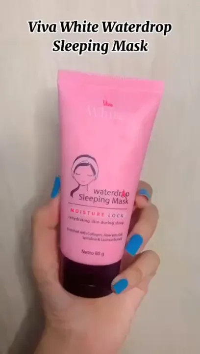 [Super Pack !!!] Viva White Waterdrop Sleeping Mask with Collagen, Aloe ...