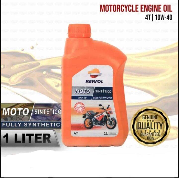 REPSOL SENTETICO -10W-40 FULLY SYNTHETIC-4T 1L | Lazada PH