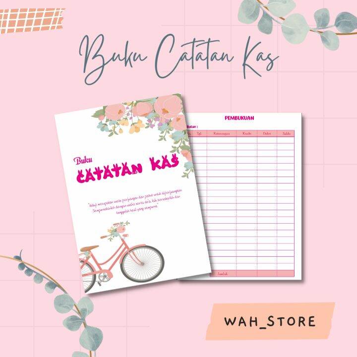 BUKU KAS CATATAN KEUANGAN / BUKU KAS / BUKU CATATAN KAS / BUKU REKAP PENJUALAN | Lazada Indonesia