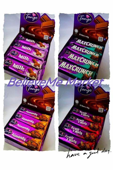 Tango Bar Chocolate 20x40g (1box) | Lazada