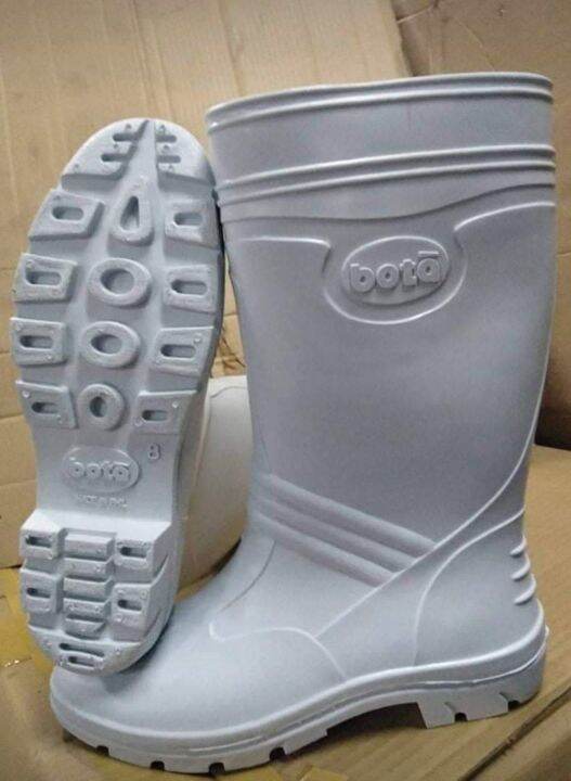 Bota White Pambabae l Heavy duty bota l mid cut bota | Lazada PH