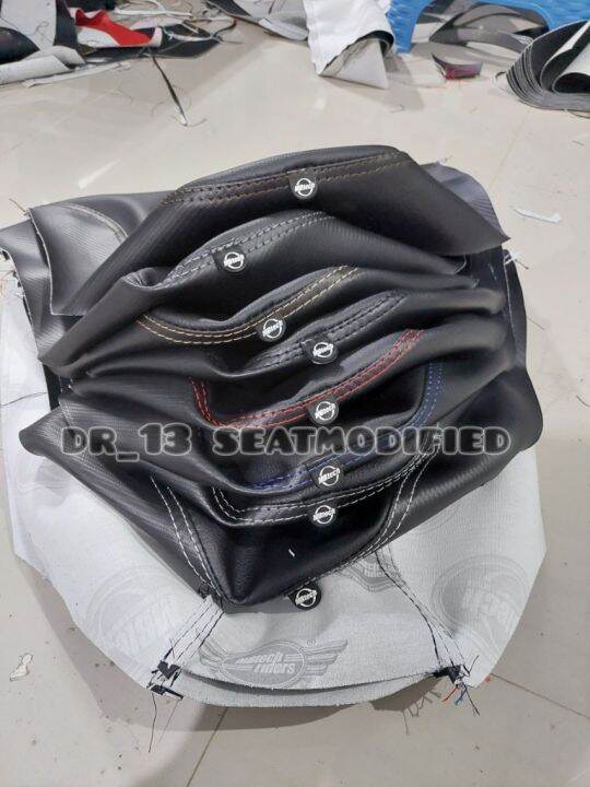 KAIN KULIT JOK CUSTOM BAHAN MBTECH SEMUA JENIS SEPEDA MOTOR | Lazada ...