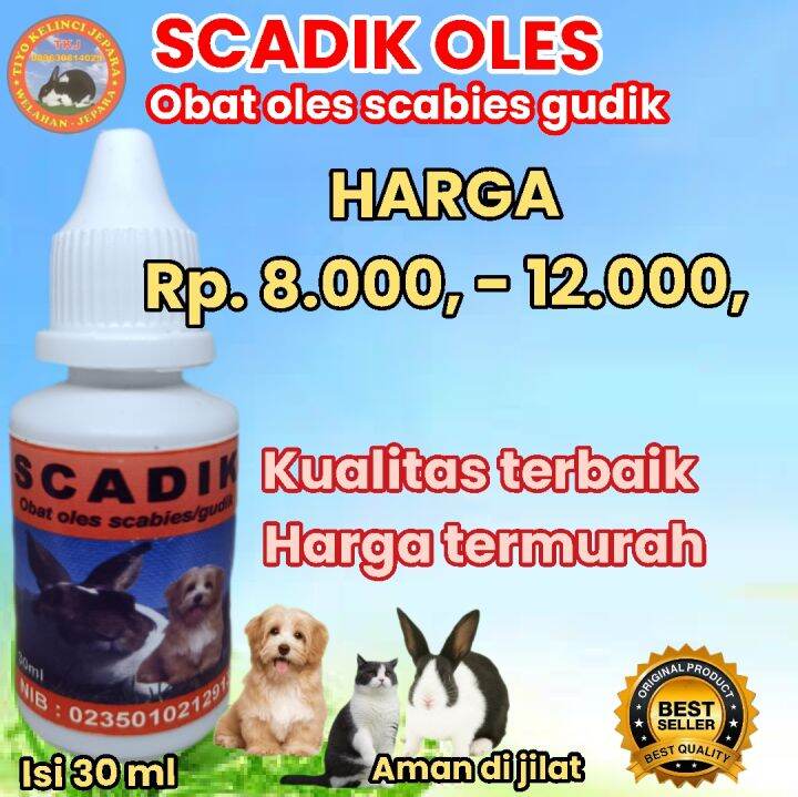 obat scabies gudik oles scadik 30 ml obat kutu jamur scabies gudik ...
