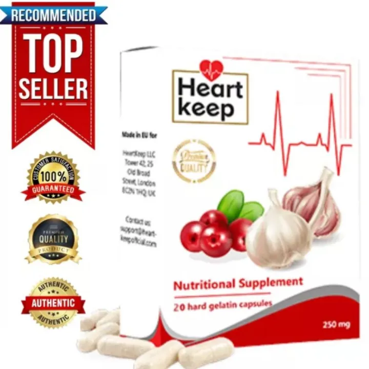 Authentic HeartKeep 20Capsules For Heart Health ( All Natural and ...