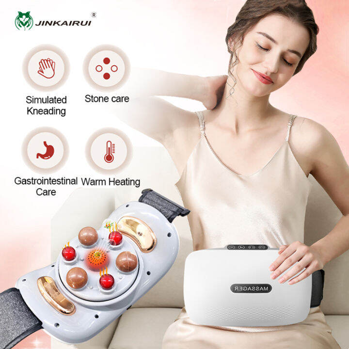 Jinkairui เครื่องนวดหน้าท้อง ชาร์จใหม่ได้ เข็มหิน เครื่องนวดหน้าท้อง ...