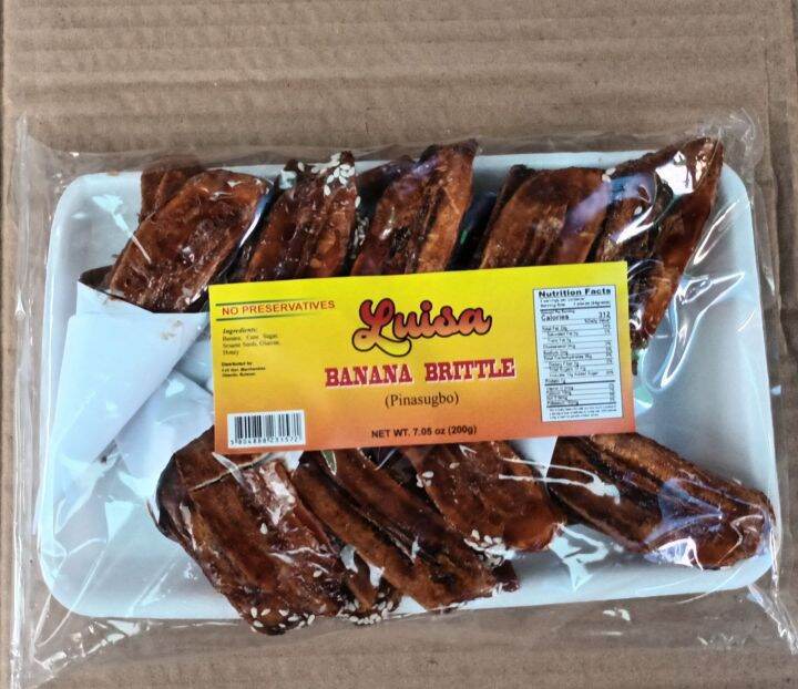 Pinasugbo Pasalubong 200grams - Luisa Brand - Banana Brittle | Lazada PH