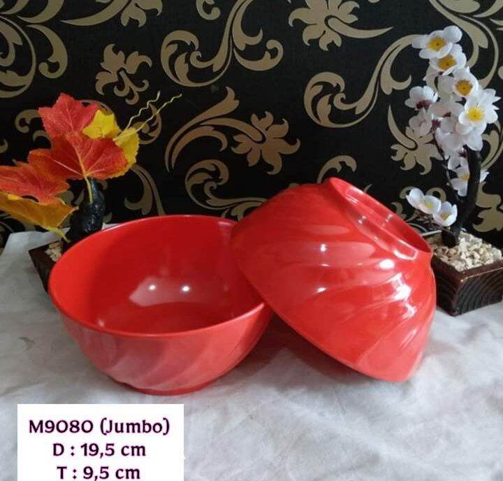 Mangkok / Mangkuk Unica M9080 warna merah | Lazada Indonesia
