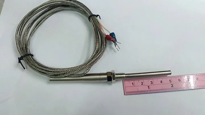 เทอร์โมคัปเปิ้ลสายเครื่องวัดอุณหภูมิ 1250องศา2เมตร 3เมตร#เทอร์โมคับเปิ้ล#เซนเซอร์วัดอุณหภูมิ ...