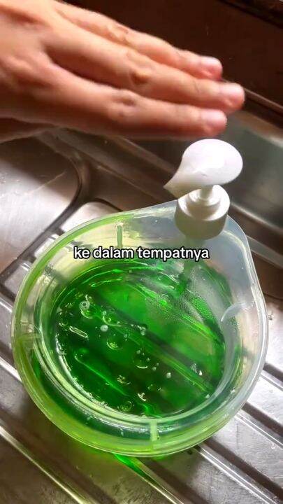 Tempat Sabun Cuci Piring Bulat oval Dispenser Sabun Cair Botol Soap ...