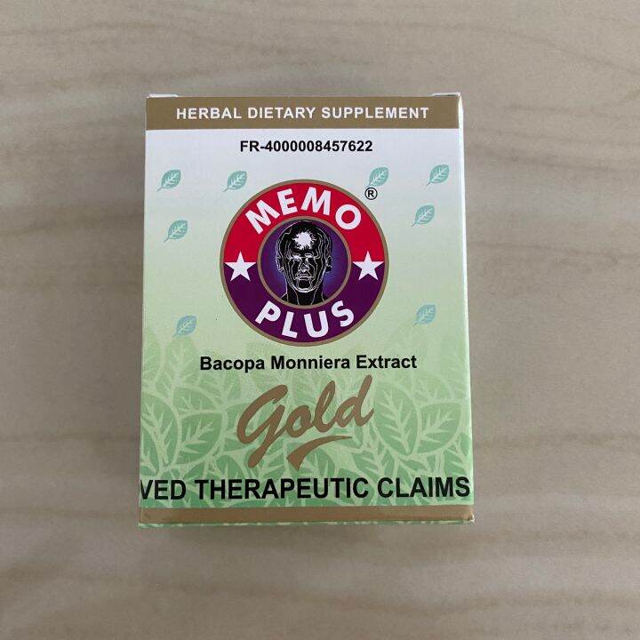 Memo Plus Gold Bacopa Monniera Extract | Lazada PH
