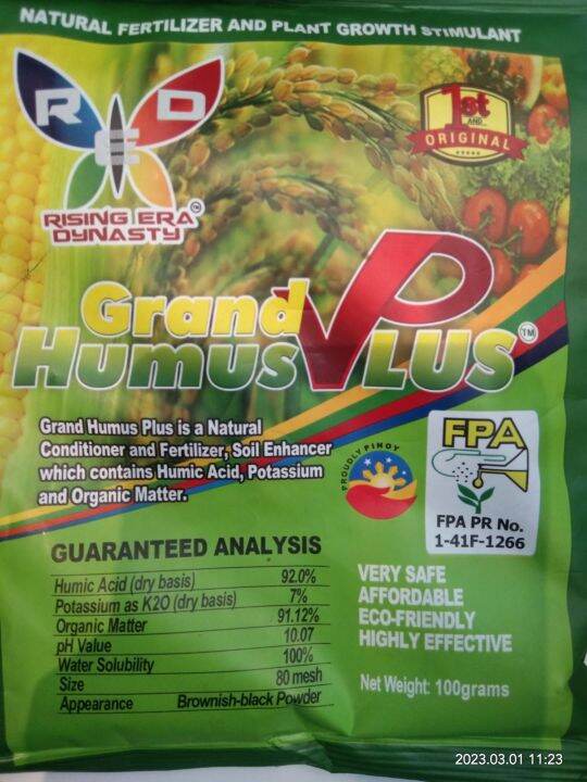 Grand humus plus 100g | Lazada PH