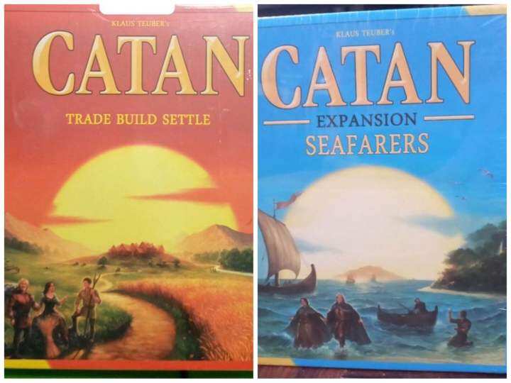 Catan trade build settle seafarers board game คาธาน ศึกตั้งรกรากแห่ง ...