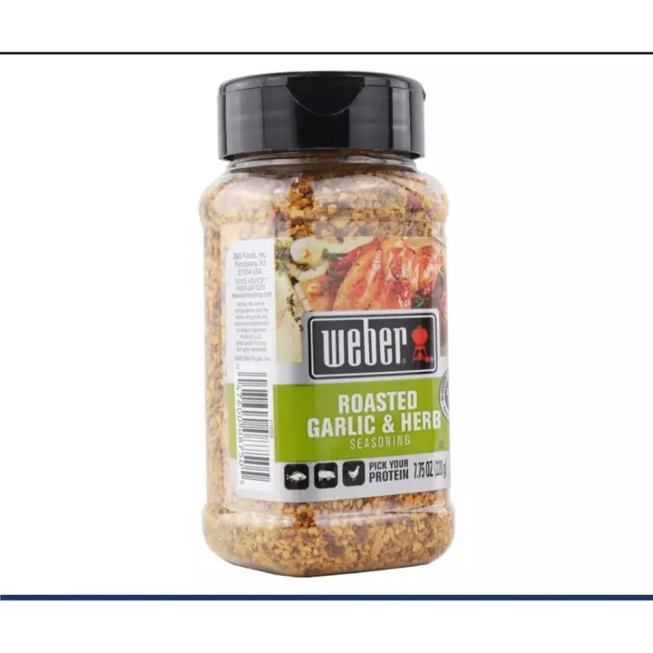 Weber Roasted Garlic and Herb Seasoning 220g | Lazada PH