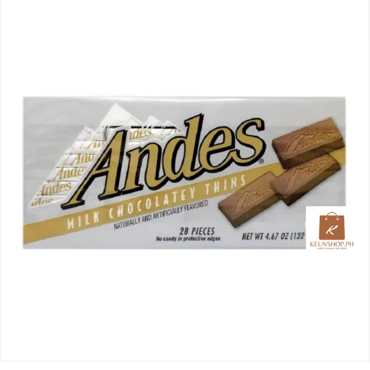 Andes Milk Chocolatey Thins 132g | Lazada PH