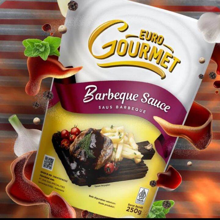 Euro Gourmet Barbeque Sauce 250gr Euro Gourmet Saus BBQ | Lazada Indonesia