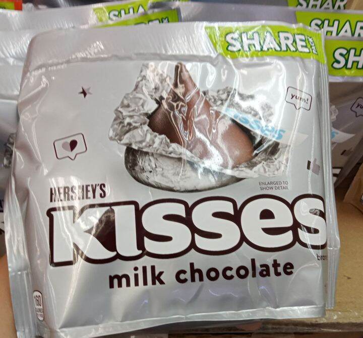 Kisses Milk Chocolate Share Pack 306g | Lazada PH