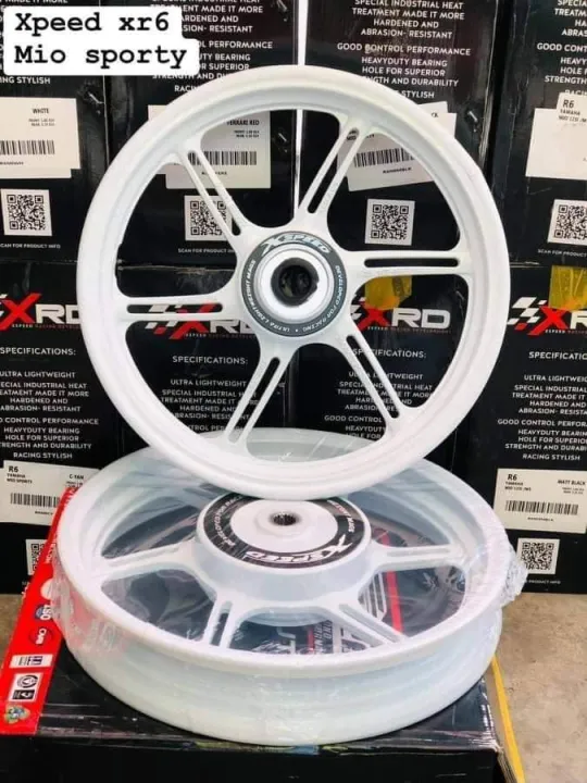 XSPEED R6 6SPOKES MAGS 1.85/2.15 x14 MIO SPORTY/MIO SOULTY/NOUVO/FINO ...