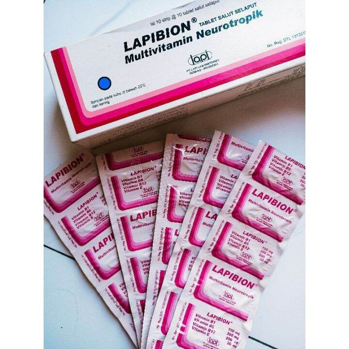 LAPIBION MULTIVITAMIN NEUROTROPIK - PRODUKSI LAPI | Lazada Indonesia