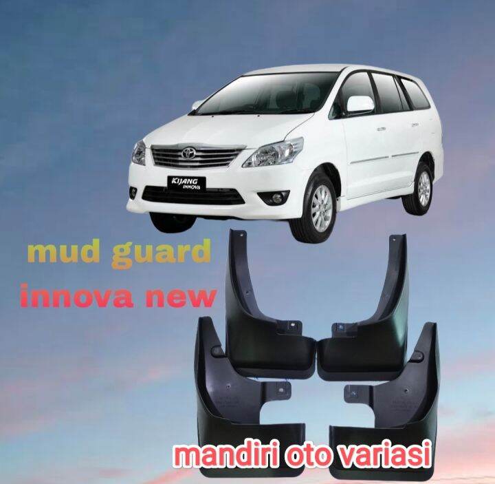 Mud guard karpet lumpur toyota innova new / grand mudguar karpet roda ...