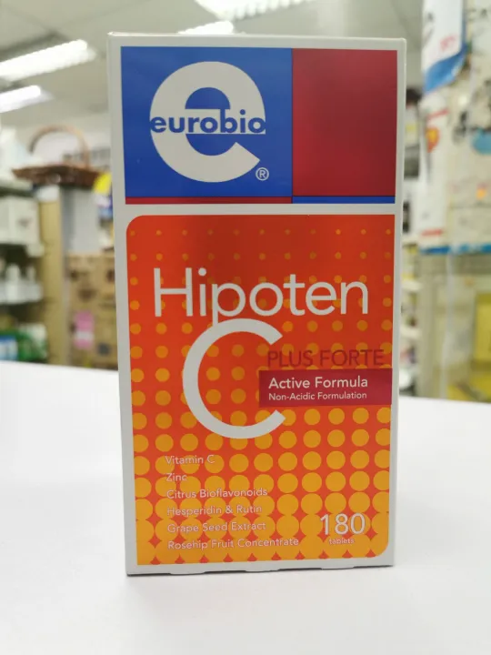 eurobio Hipoten C Plus Forte 180's | Lazada