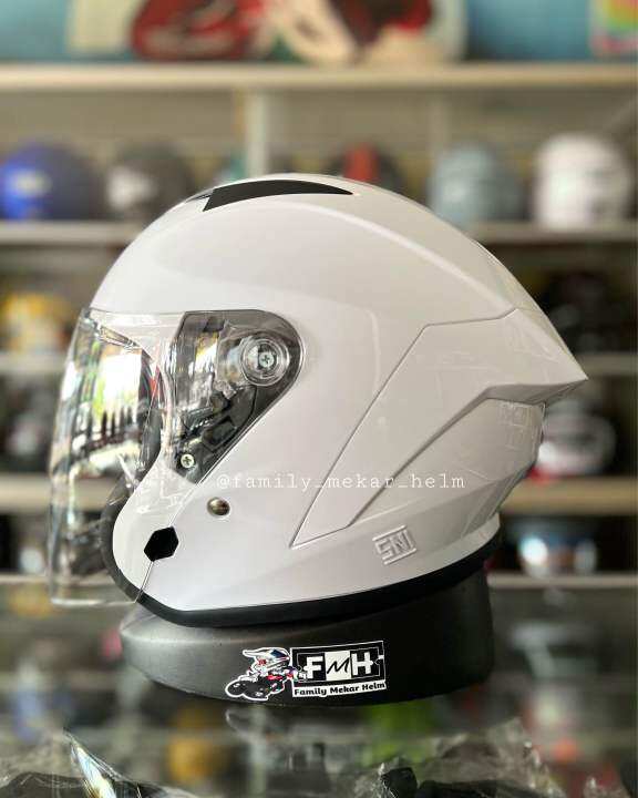 HELM VENUS RR15 WARNA PUTIH HELM HALF FACE ORIGINAL STANDAR SNI HARGA ...