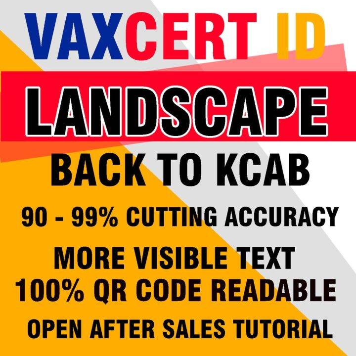 PVC ID Landscape Size | Lazada PH