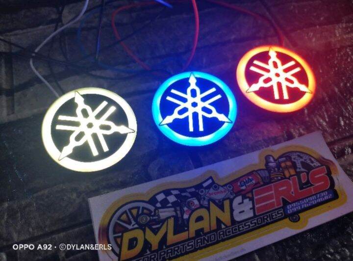 YAMAHA LOGO EMBLEM WITH LIGHT | Lazada PH