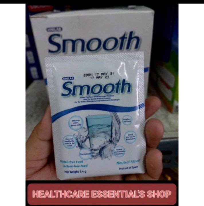 Smooth Instant Food And Drink Thickener 5.4g Sachet | Unilab Product ...