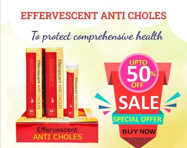 EFFERVESCENT ANTI CHOLES- tumutulong pababaan Ang antas Ng dugo | Lazada PH