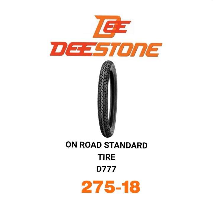 Deestone ยางนอกมอเตอร์ไซค์ 275-18 D777 | Lazada.co.th