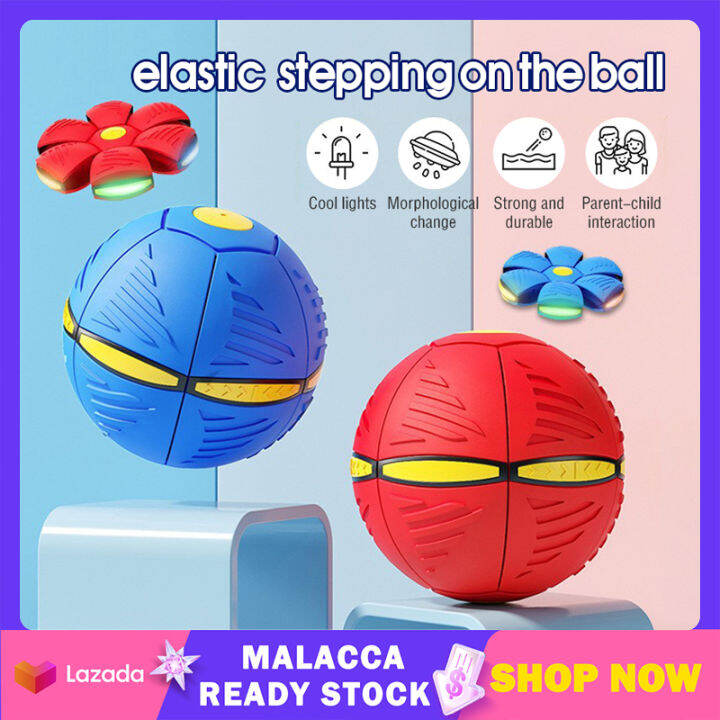 Flying Saucer Ball LED Light UFO Flying Ball Beach Frisbee Outdoor ...