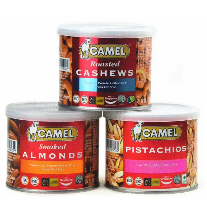 Singapore Imported Camel Camel Brand Smoked Almond Salt Baked Cashew ...