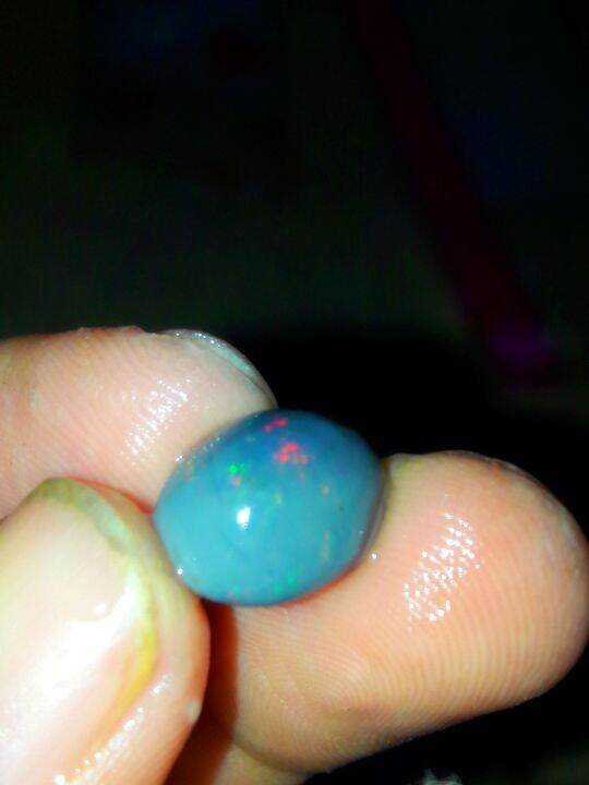 kalimaya abu solid jarong bagus dim12x9x6mm bulet dan tebal | Lazada ...